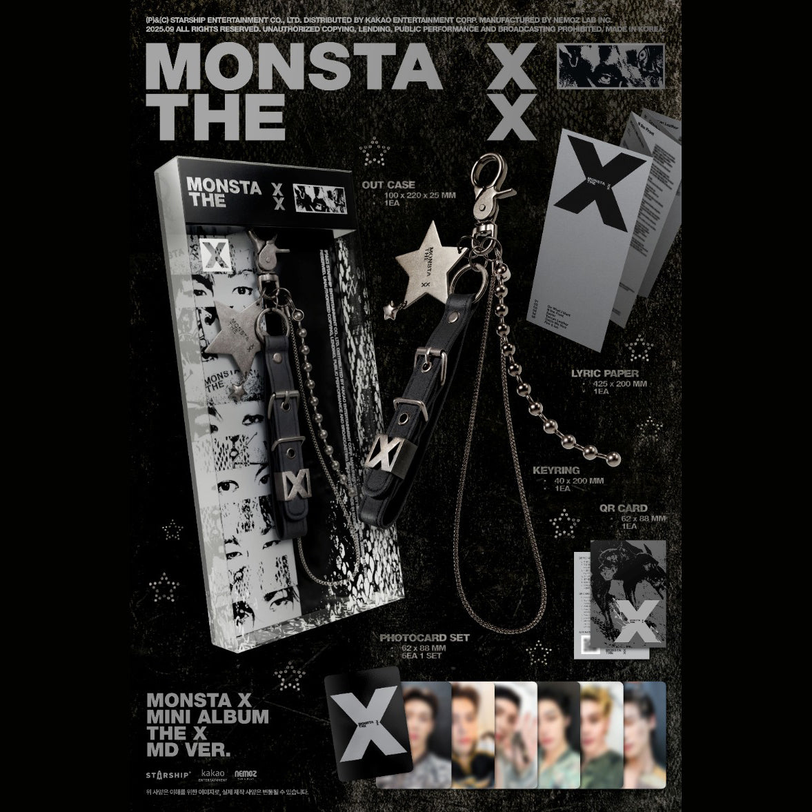 MONSTA X - 13th Mini Album THE X - MD Version – SarangHello LLC