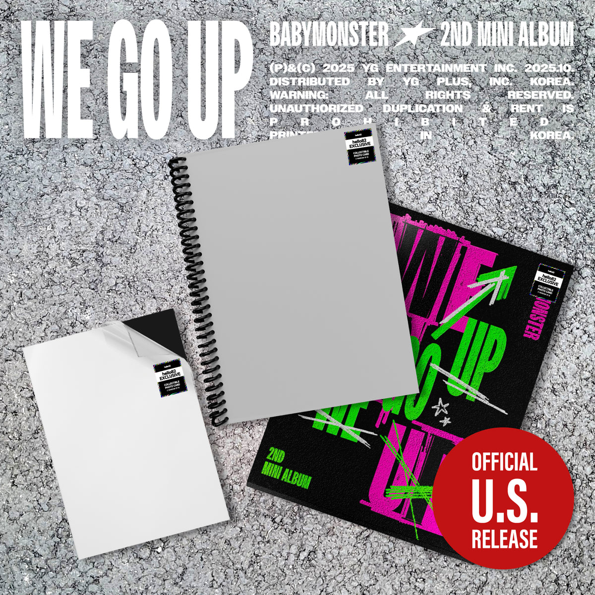 BABYMONSTER - WE GO UP + HELLO82 EXCLUSIVE – SarangHello LLC