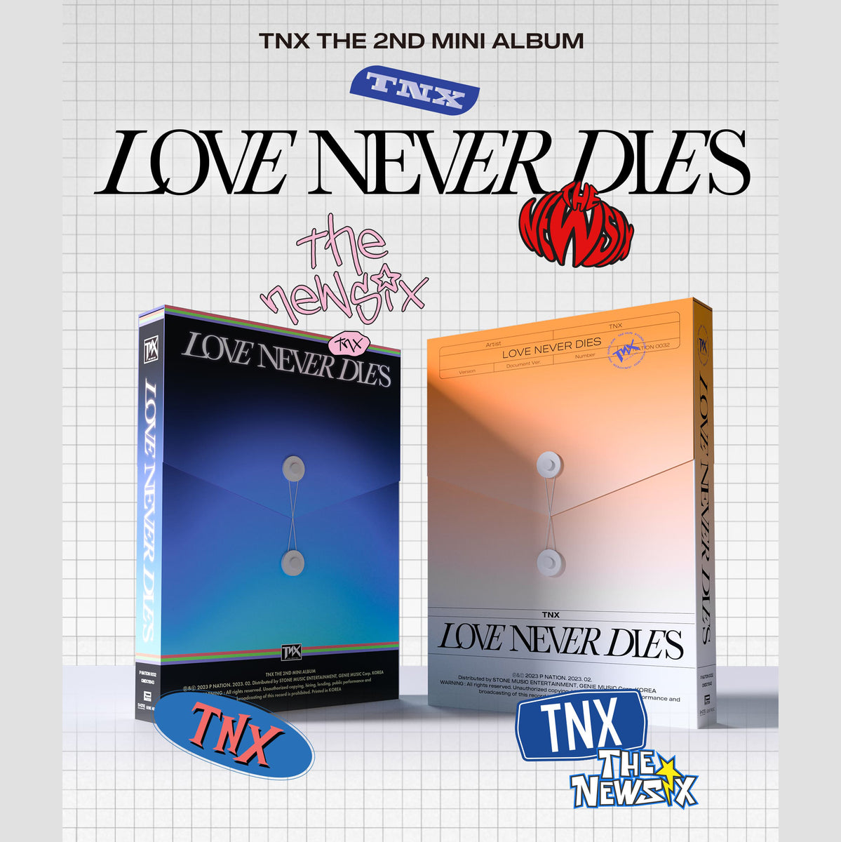TNX - 2nd Mini Album - LOVE NEVER DIES – SarangHello LLC