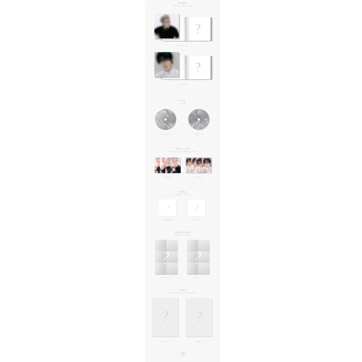 ASTRO - MOONBIN & SANHA - 3rd Mini Album - INCENSE - Digipack ...